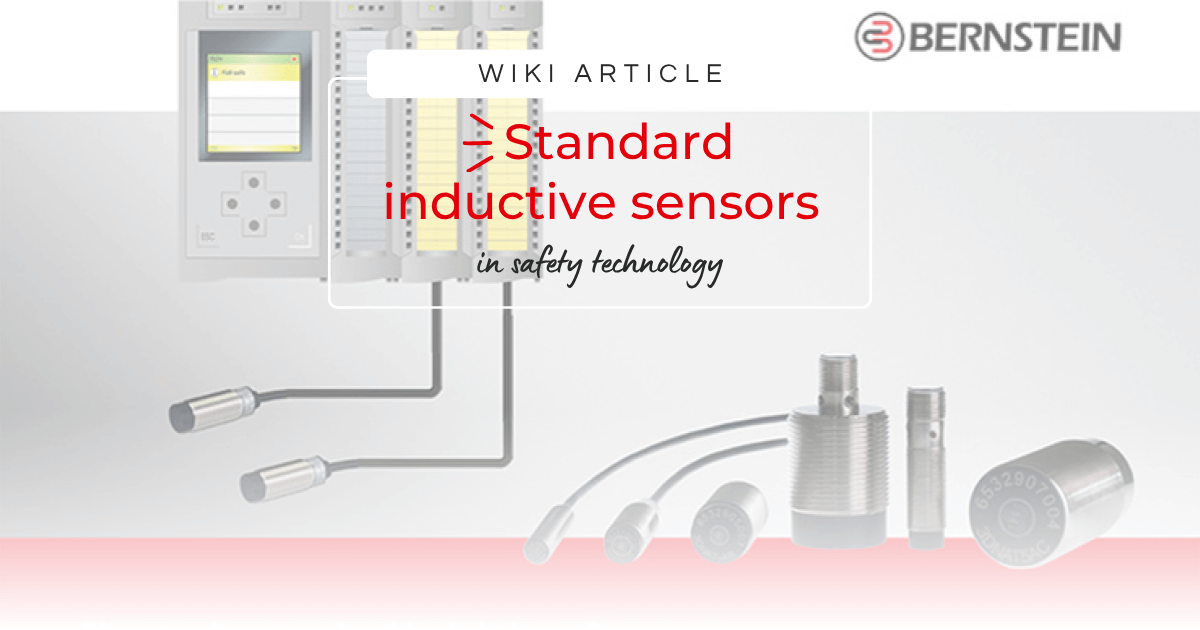 Standard inductive sensors in safety technology